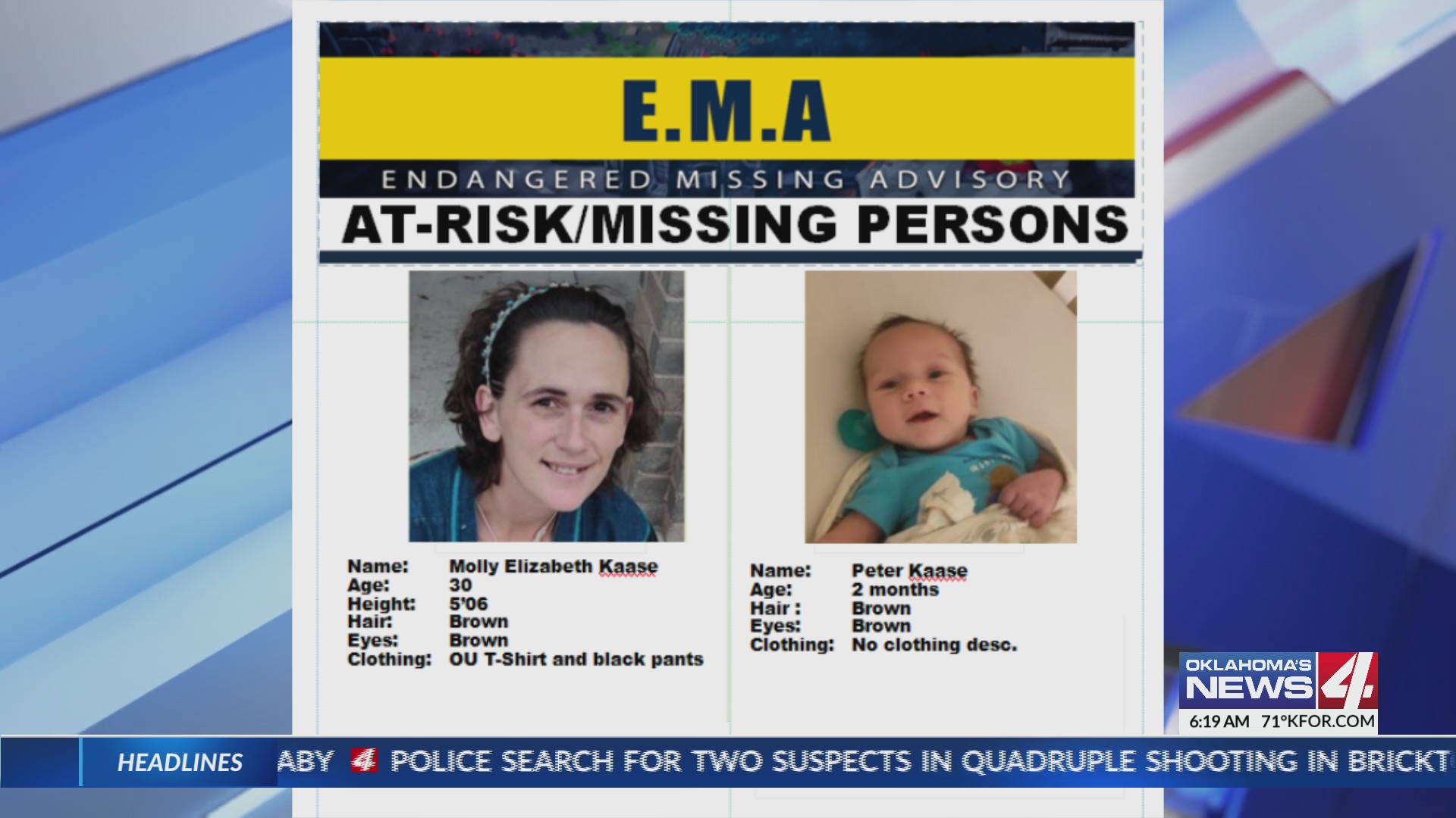 Endangered Missing Advisory issued for woman, child last seen in Norman ...