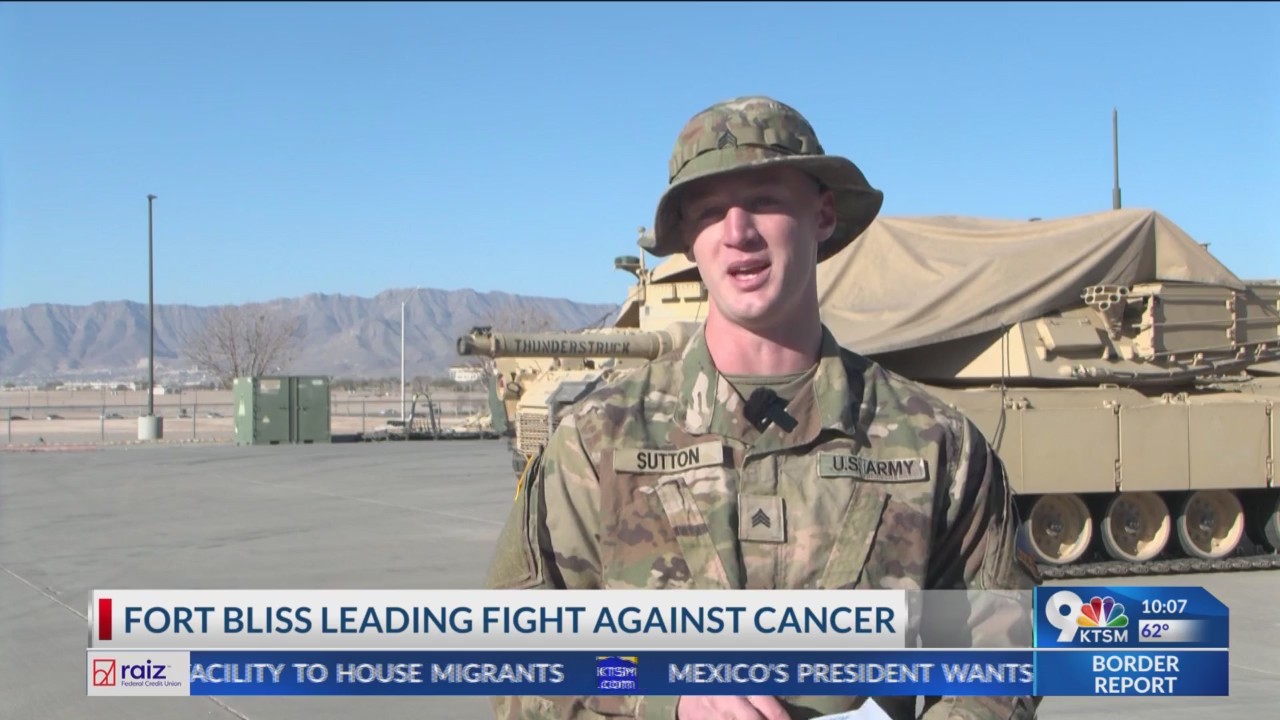 Fort Bliss sergeant helping Army in fight with cancer – KTSM 9 News