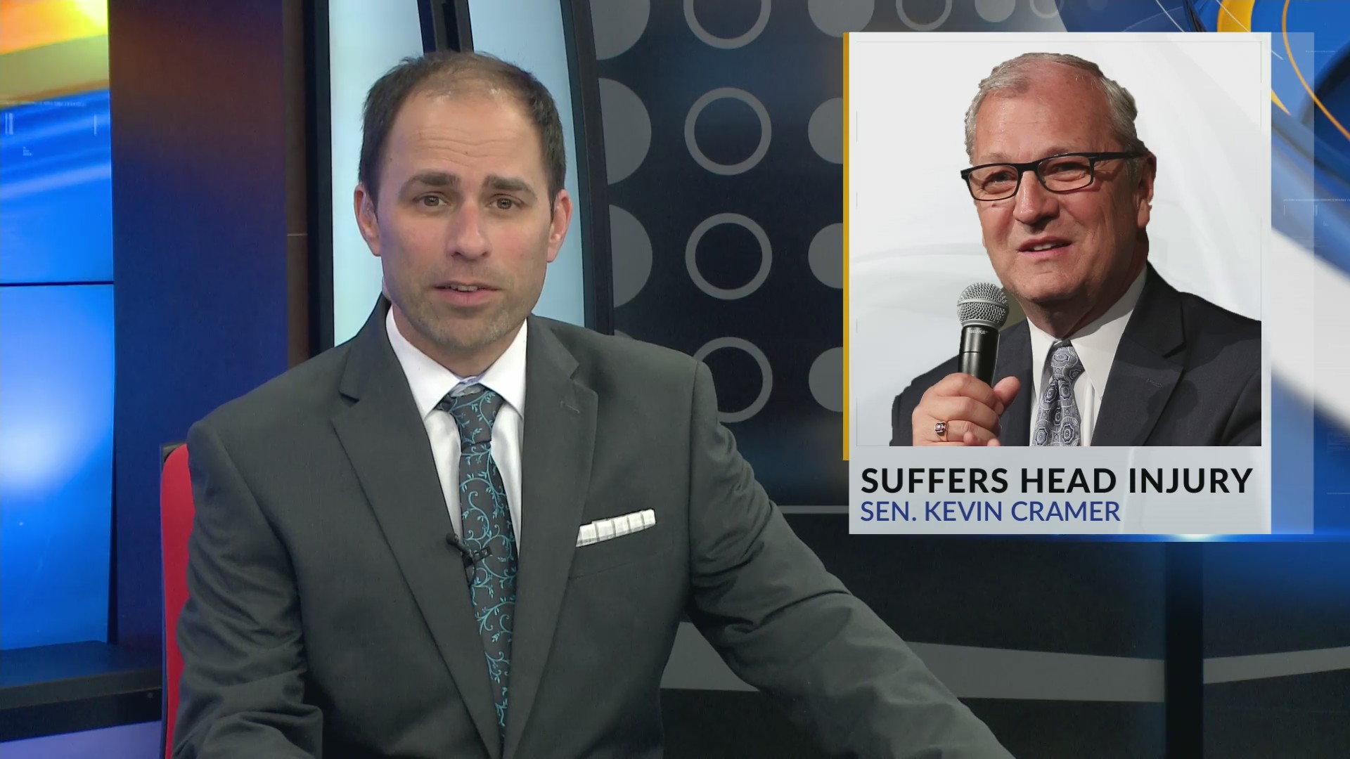 Kevin Cramer suffers head injury after fall at home – KX NEWS