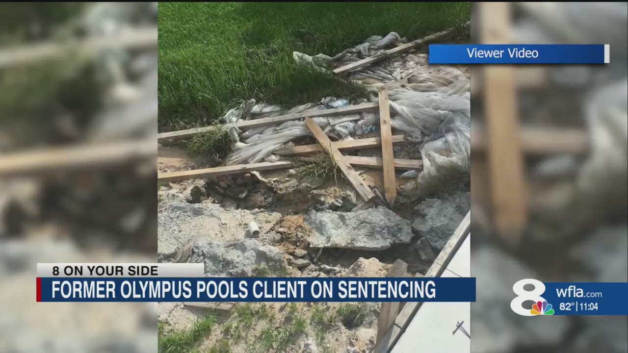 Victim reacts to judge sentencing Olympus Pools owner – WFLA