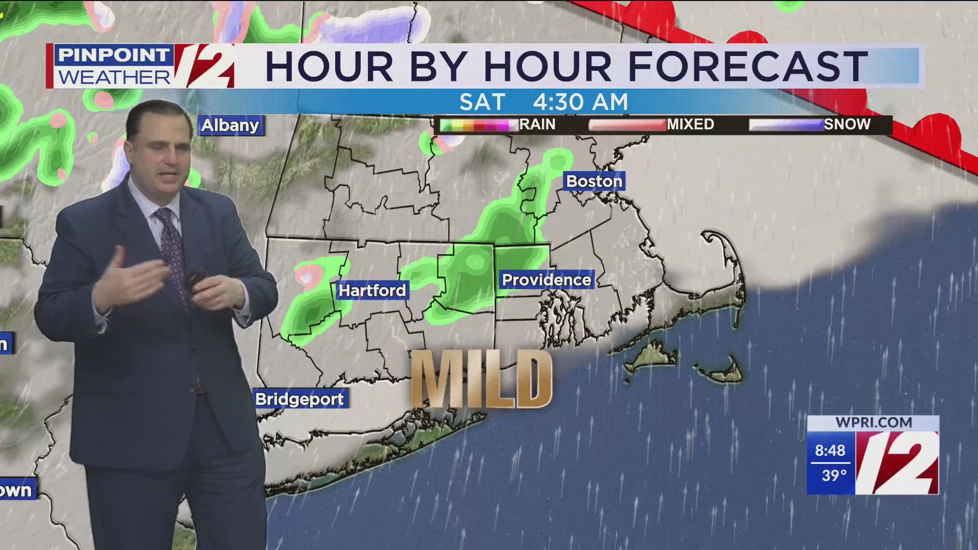 WPRI 12 Weather Forecast for 2/28/25: Dry skies today; colder weather ...