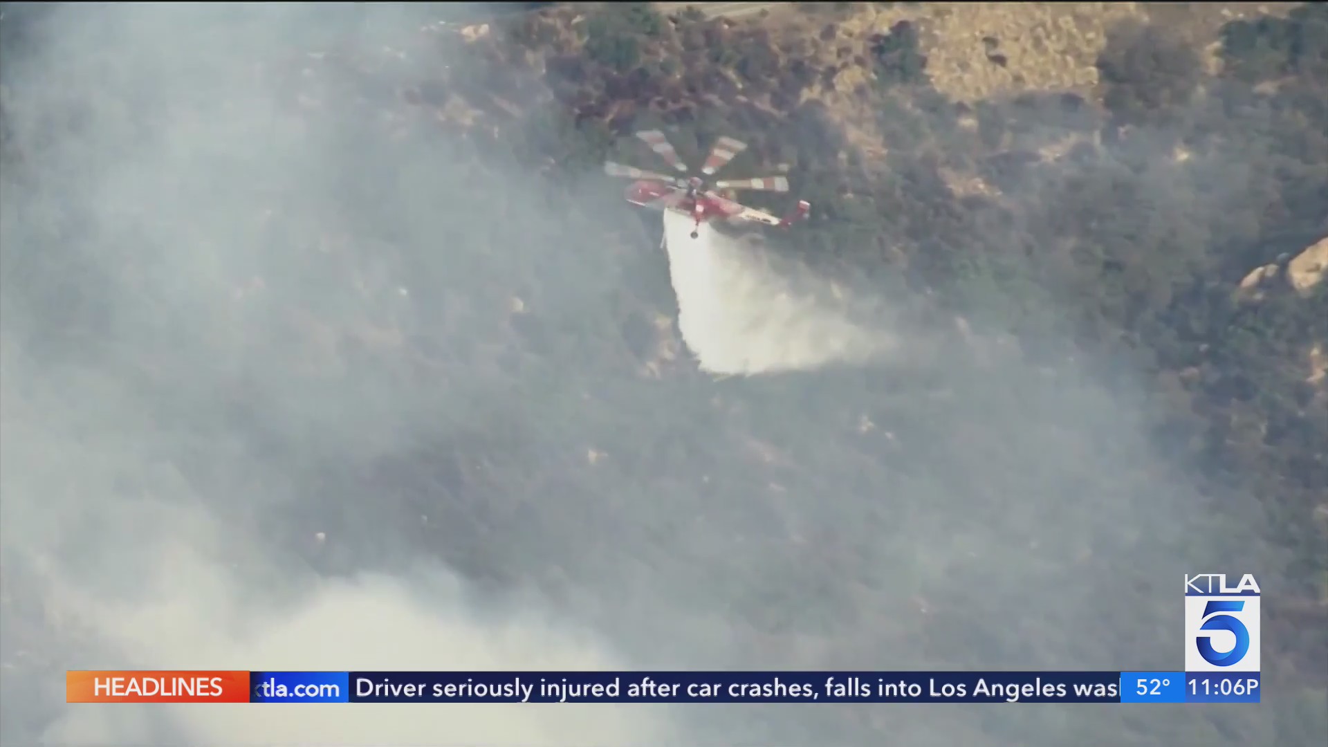Roads reopen as Franklin Fire nears 50% containment – KTLA