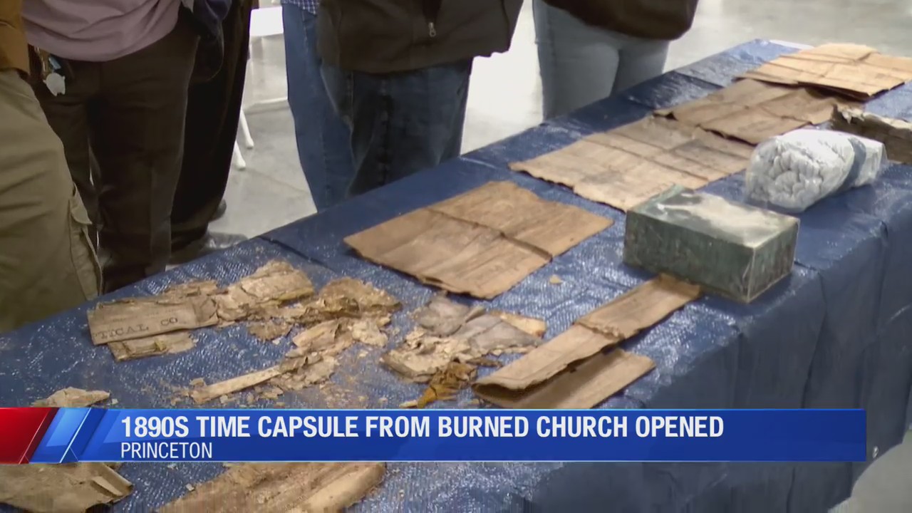 130-year-old time capsule from burned church opens in Princeton ...