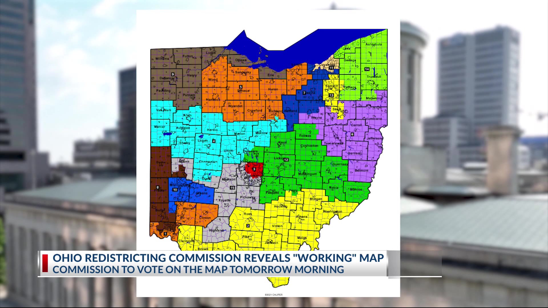 Ohio Redistricting Commission unveils proposed new Congressional map – WTRF
