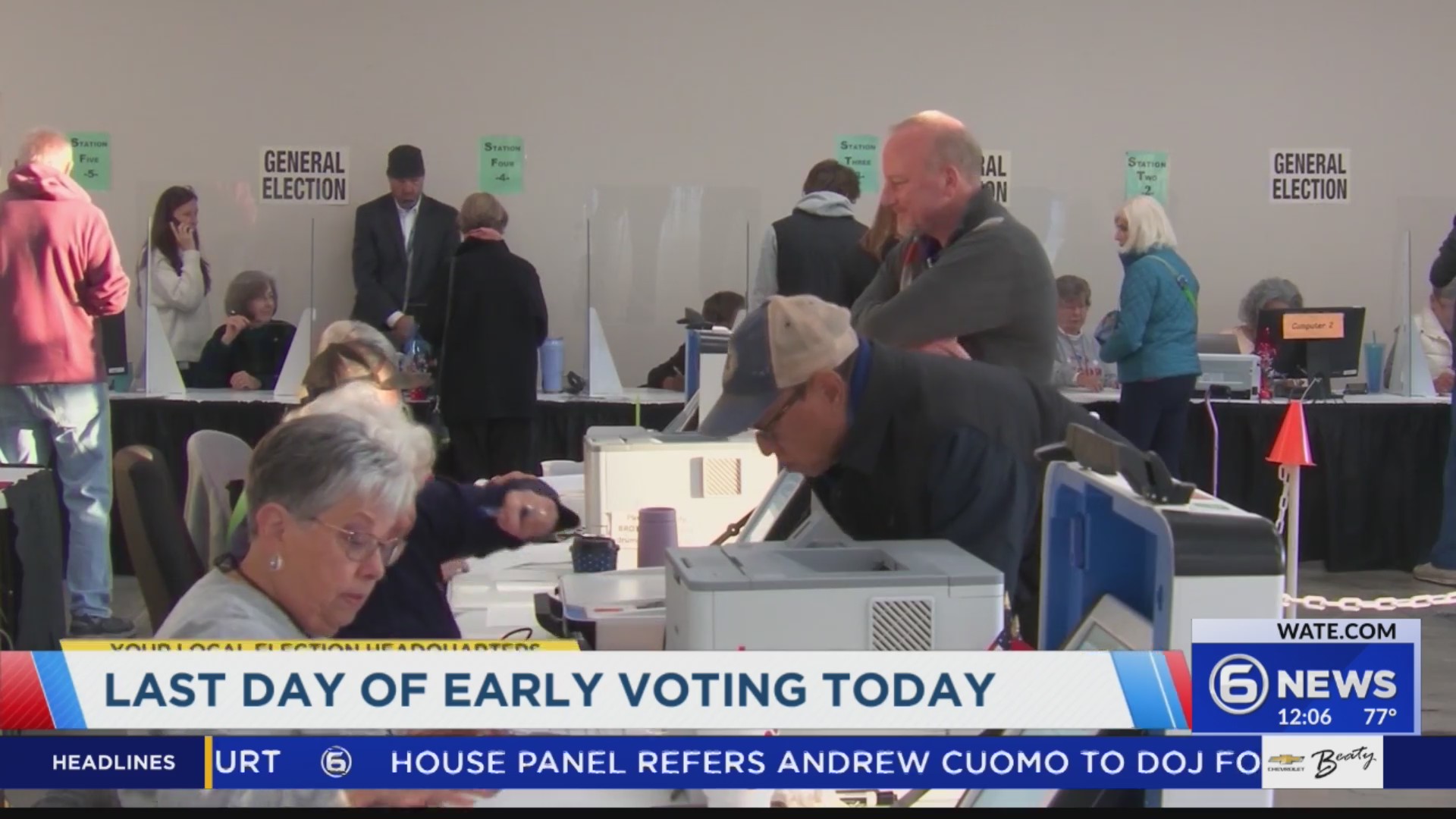 Last day of early voting – WATE 6 On Your Side