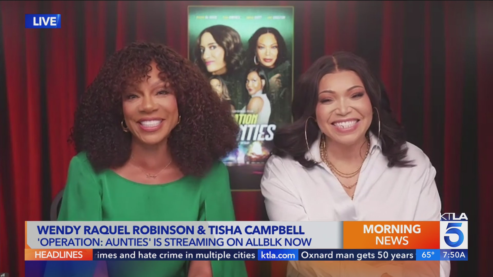 Wendy Raquel Robinson and Tisha Campbell talk working together on ‘Operation: Aunties’ – KTLA