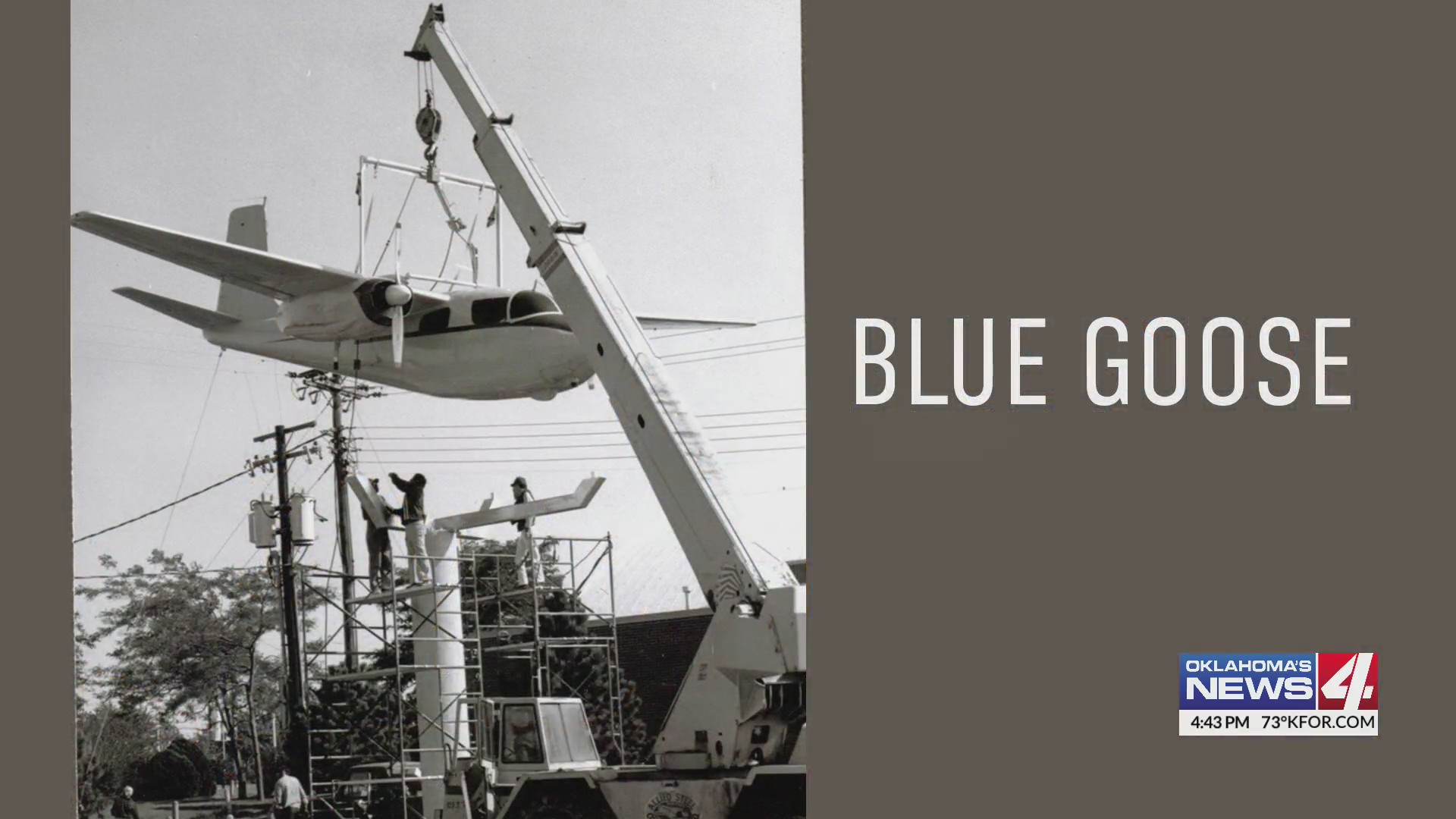 Historic ‘Blue Goose’ finds new home at Bethany Park – KFOR.com ...