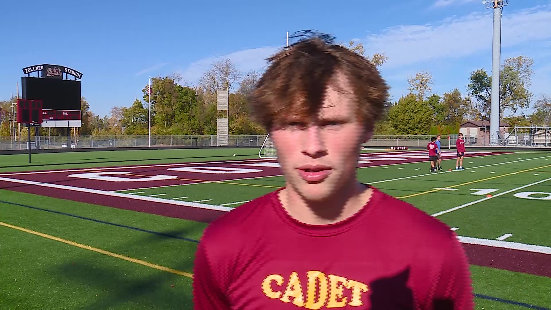 Gavin Faus full interview at Concordia boys soccer practice on 10/22/24 ...