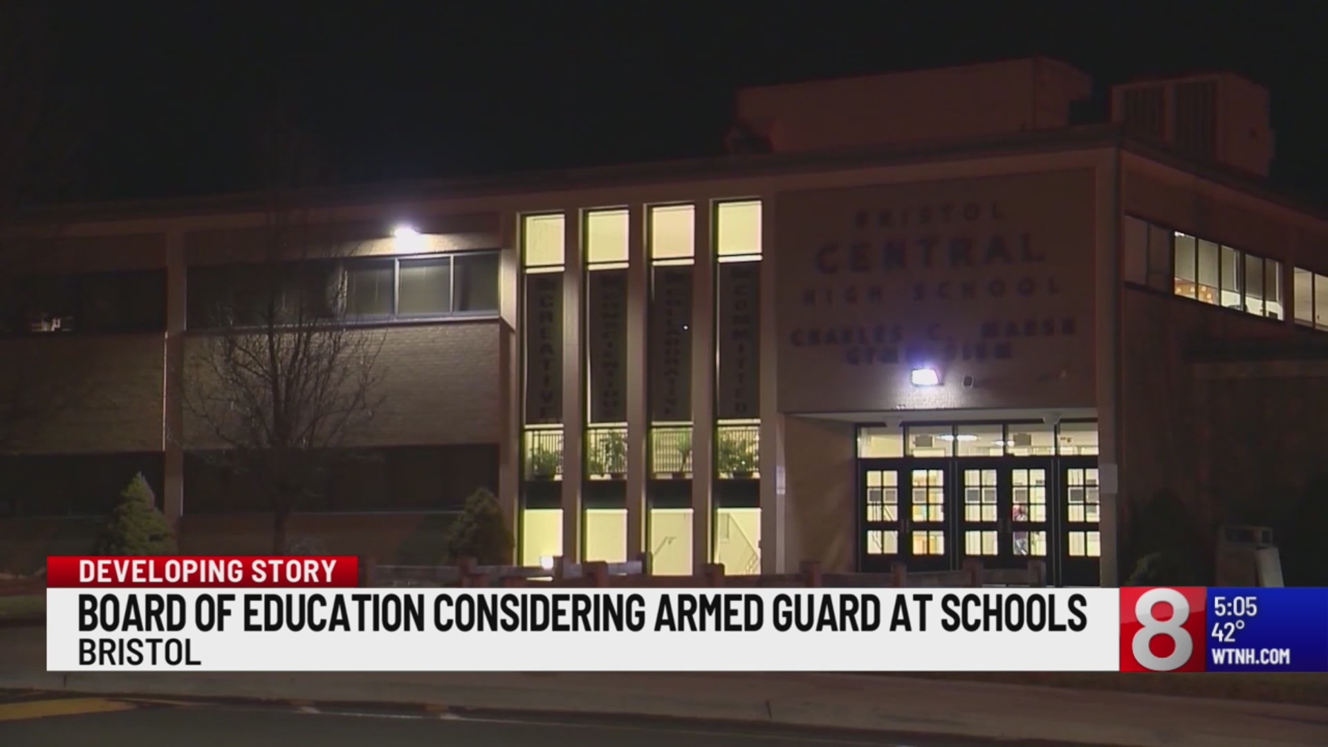 Bristol Board of Education considering armed security guards in schools ...