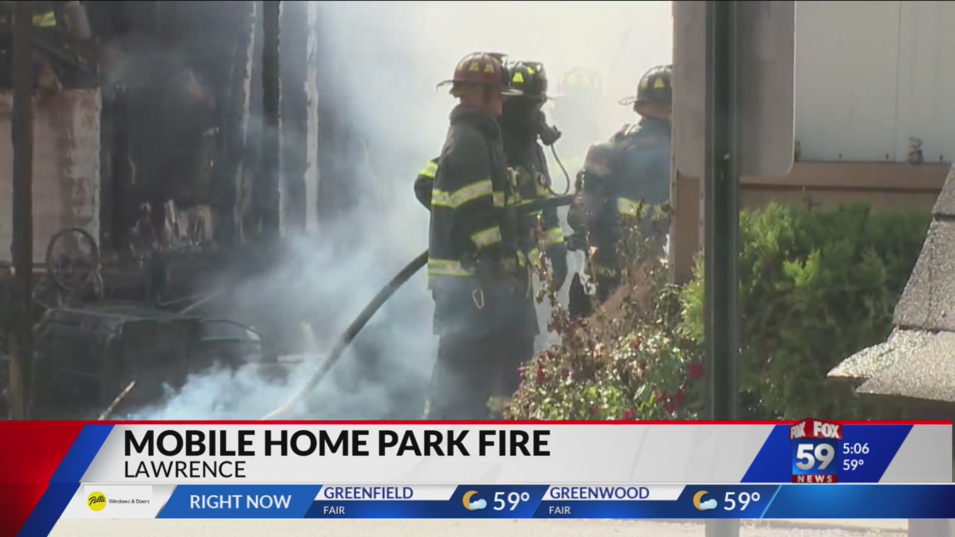 3 mobile homes involved in fire in Lawrence – Fox 59