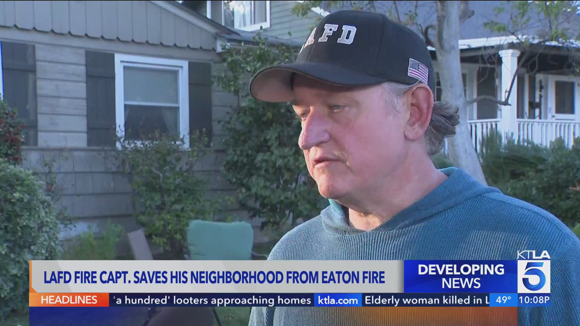 L.A. fire captain saves his neighborhood from Eaton Fire – KTLA