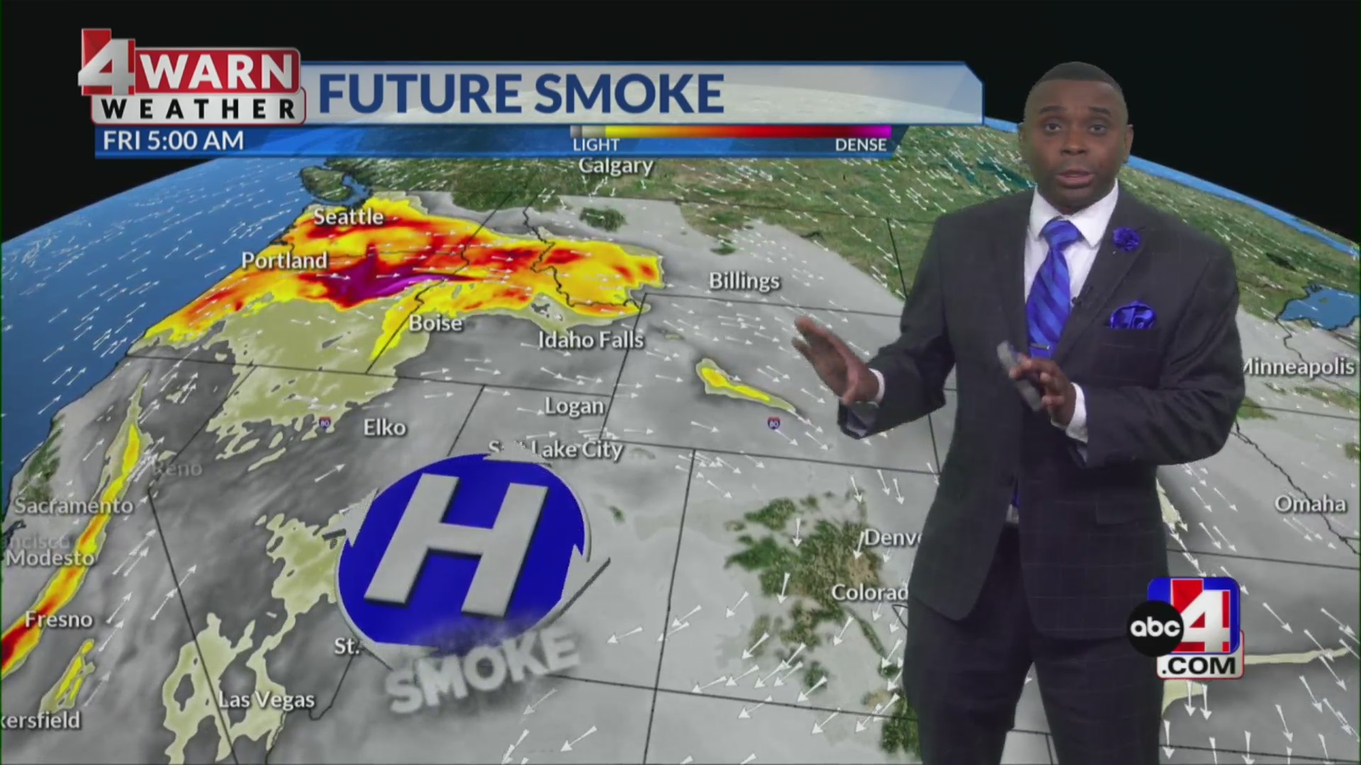 4Warn Weather: Smoke decreasing with monsoon moisture returning – ABC4 Utah
