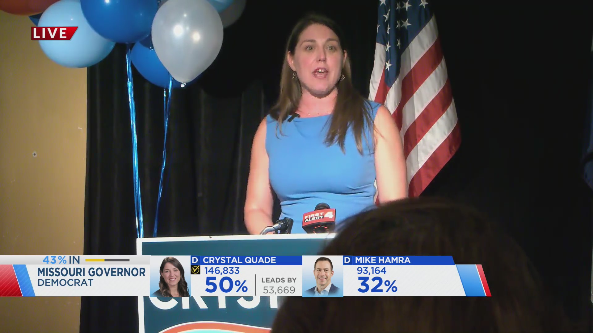 Crystal Quade wins Democratic primary for Missouri governor, AP ...