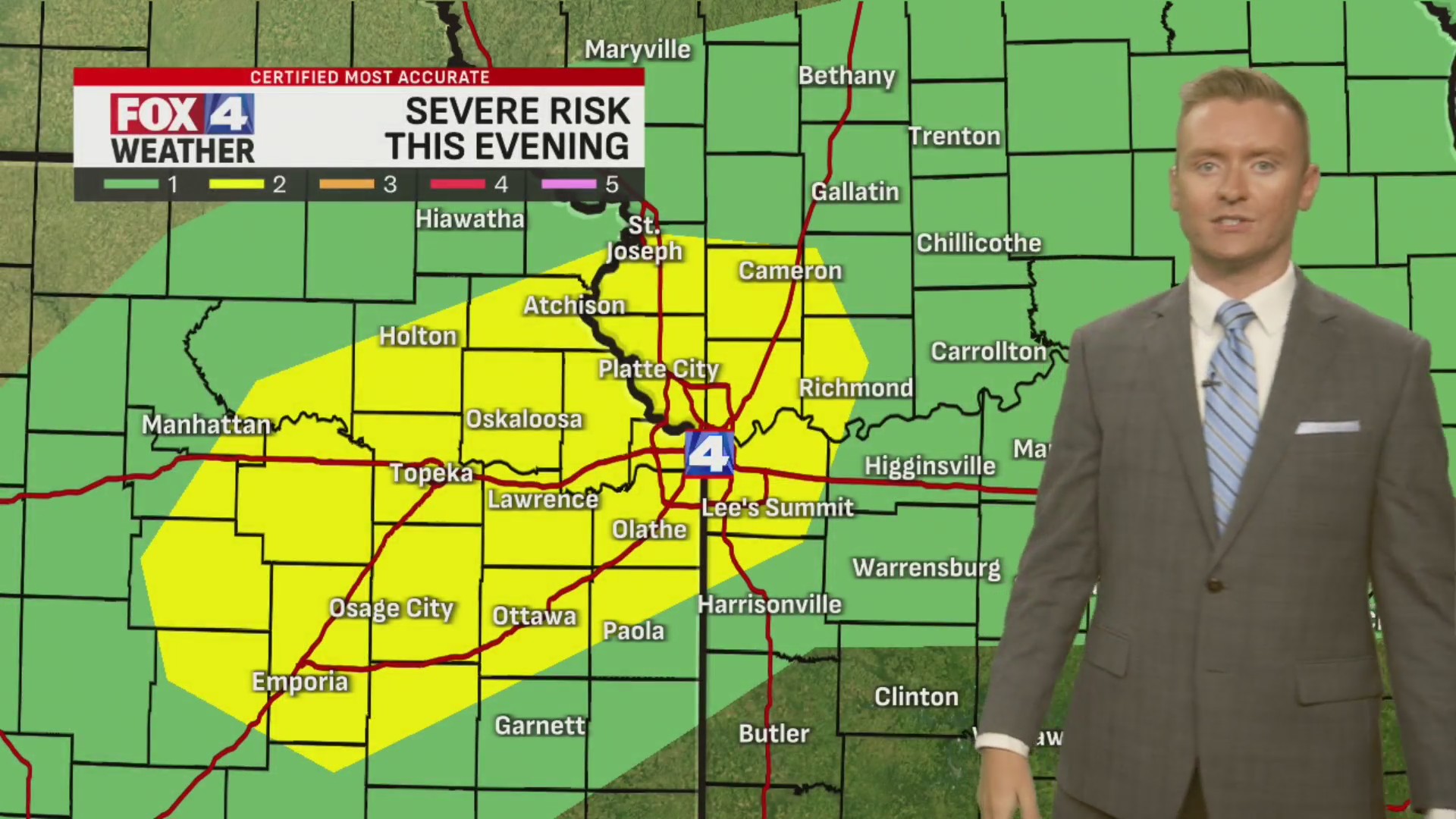 Friday afternoon forecast – FOX 4 Kansas City WDAF-TV | News, Weather ...