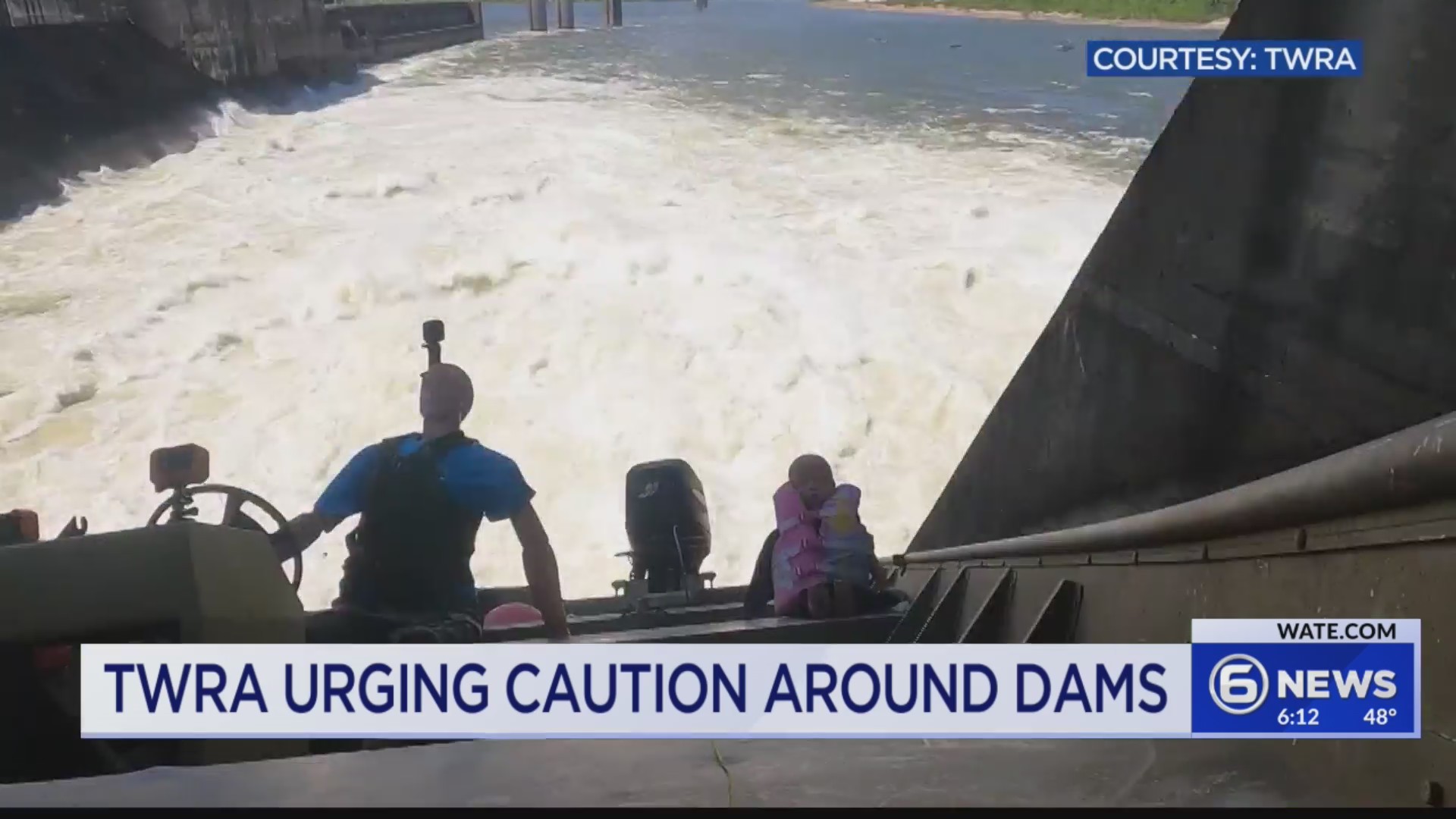 TWRA warns people about boating too close to dams – WATE 6 On Your Side