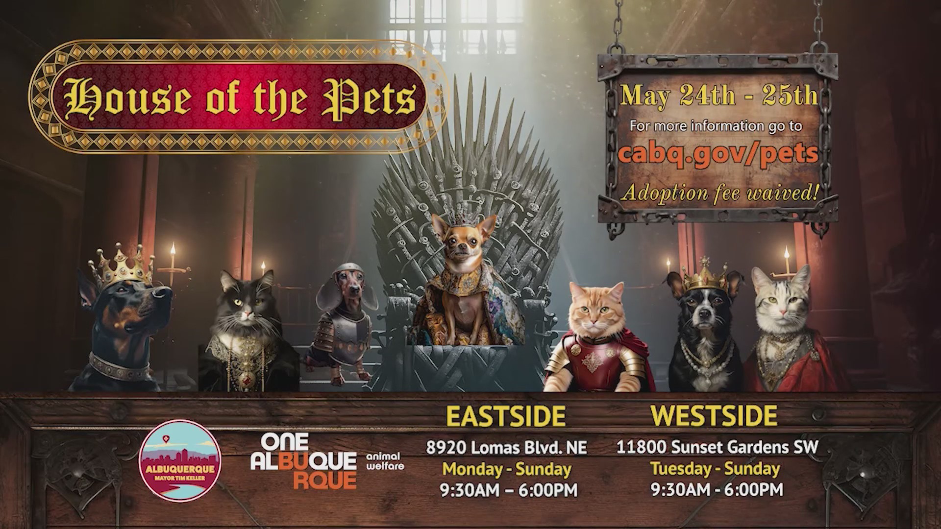 Adoptable pets available at Albuquerque’s ‘House of the Pets’ event ...