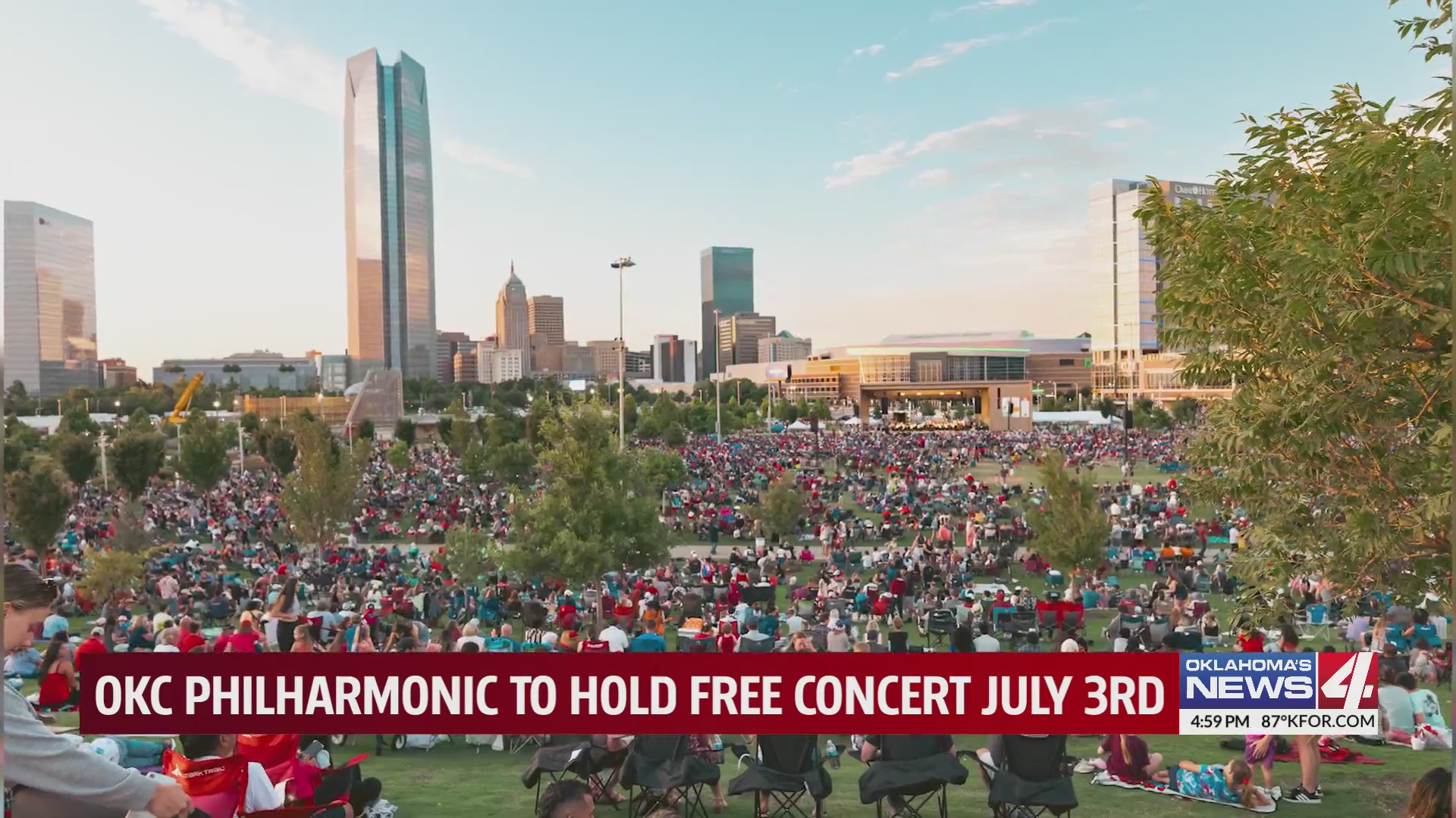 OKC philharmonic to hold free concert july 3rd – KFOR.com Oklahoma City