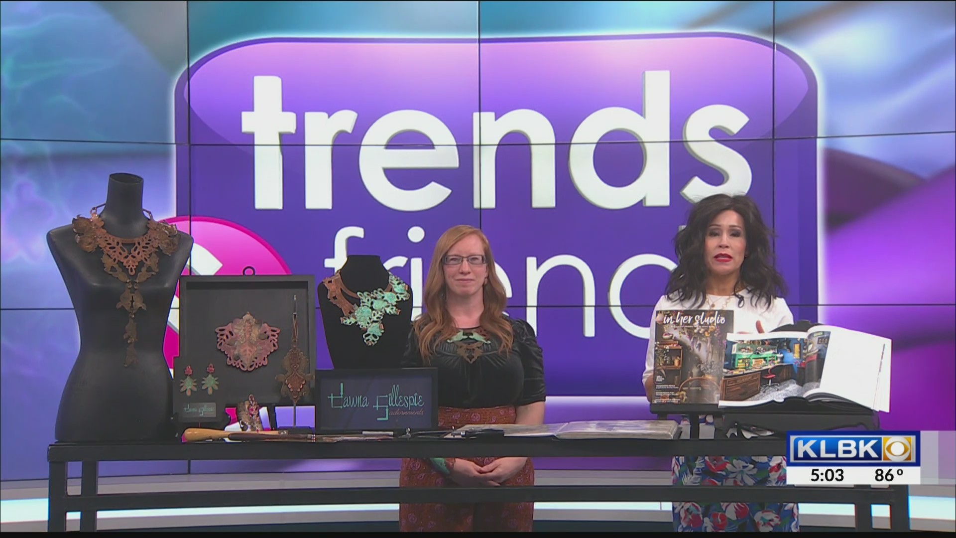 Dawna Gillespie, a local metalsmith and jewelry designer, is featured ...