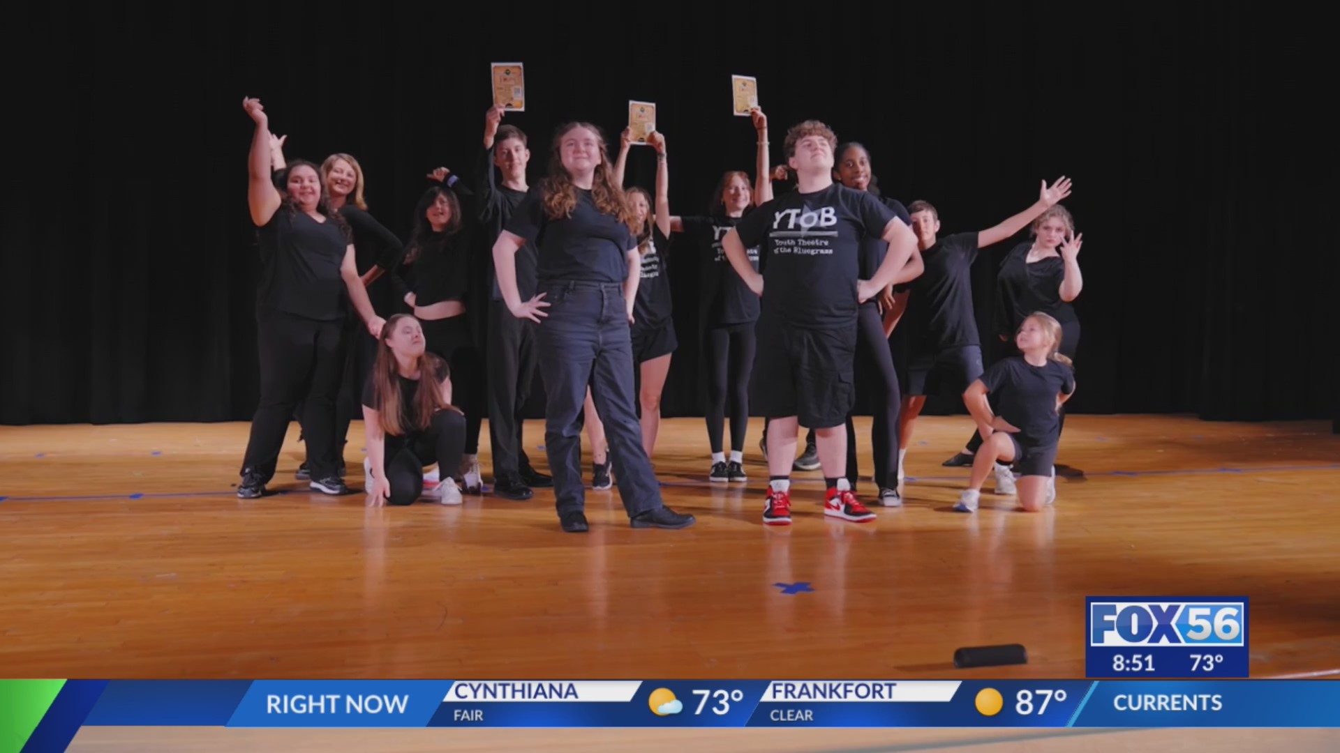 Amelia Hurst & Evan Bentley with Youth Theatre of the Bluegrass – FOX ...