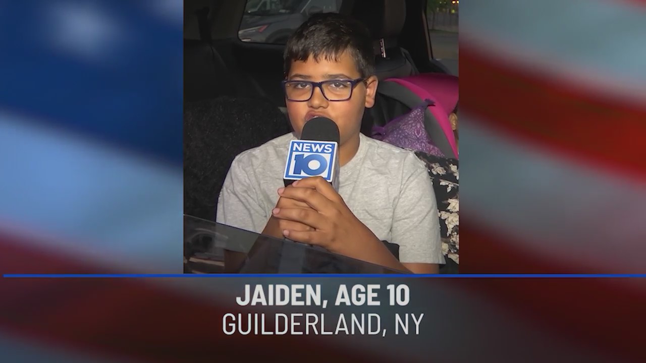 Jaiden gives us our daily Pledge of Allegiance! – NEWS10 ABC