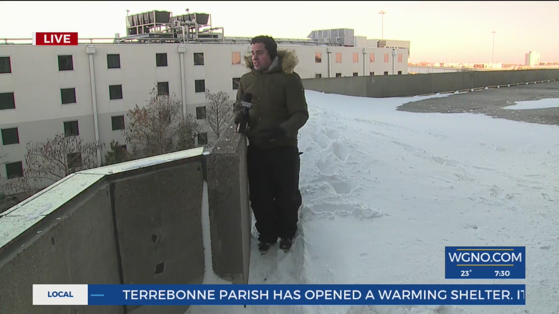 WGNO’s Kenny Lopez LIVE from Galleria in aftermath of snowstorm – WGNO