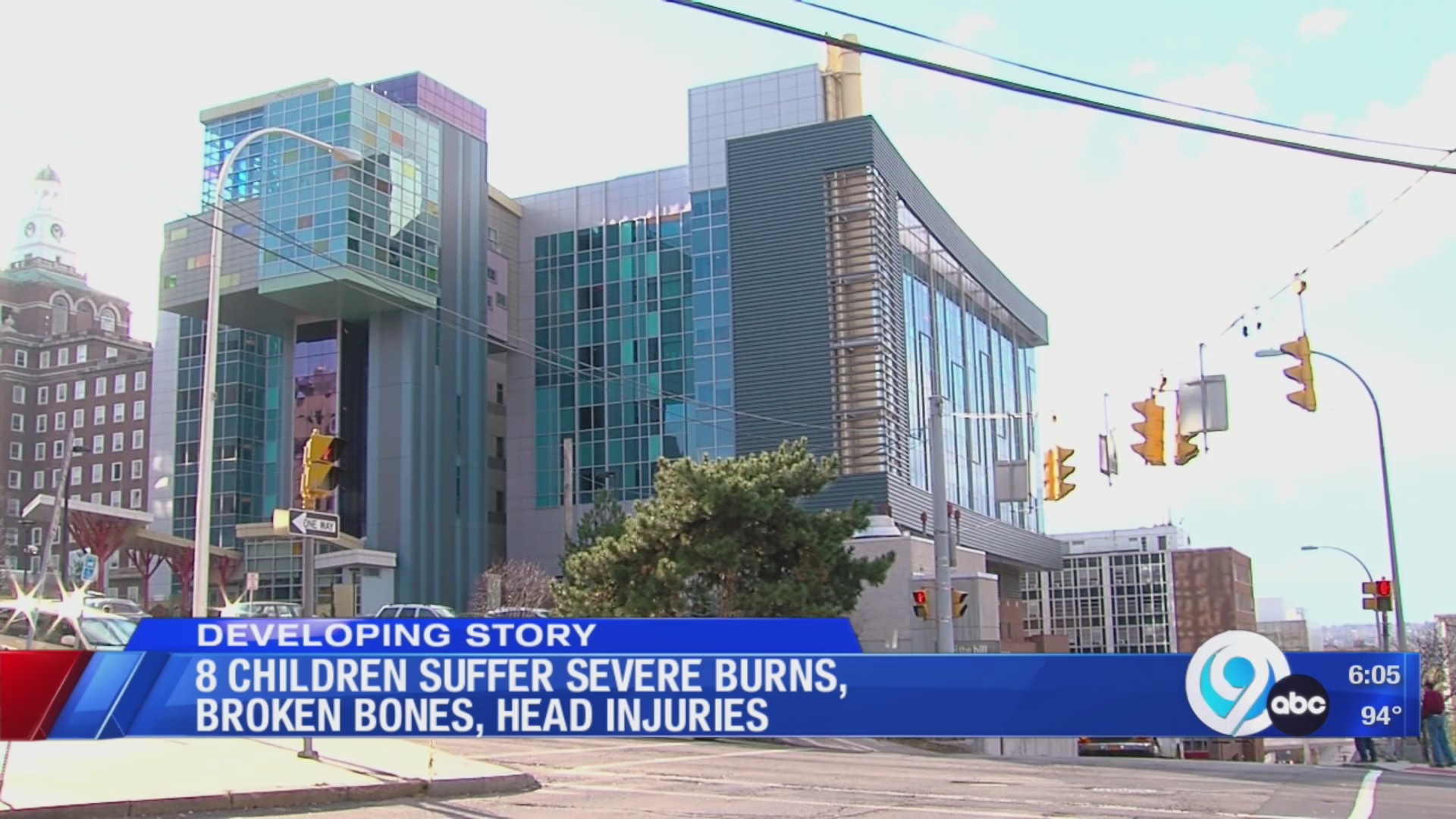 Eight children in the hospital suffering severe injuries from house ...