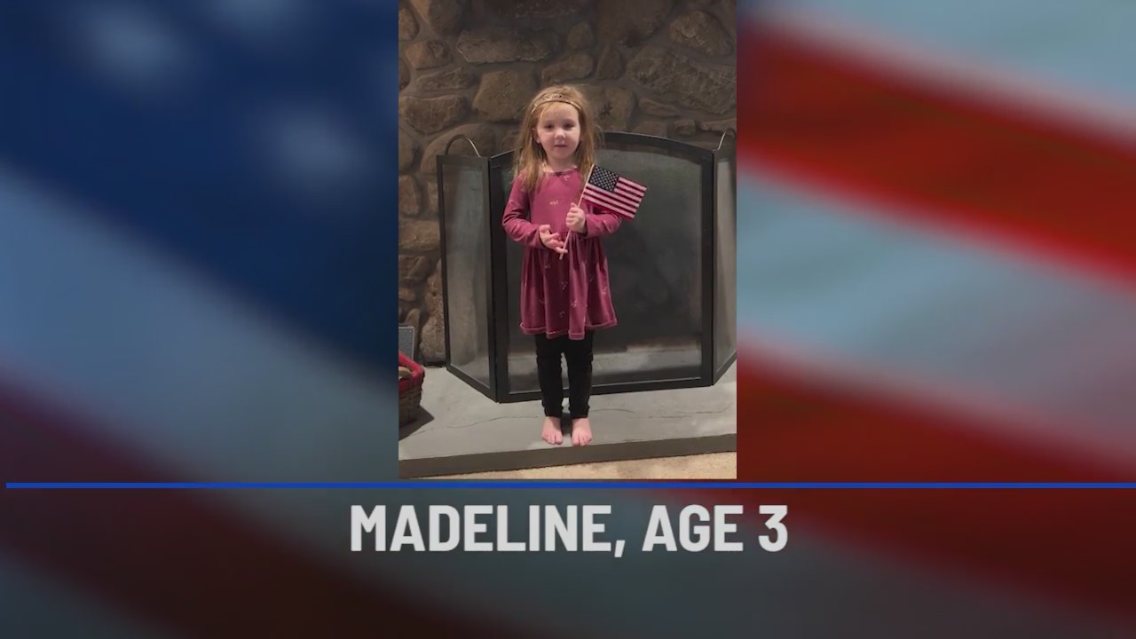 Madeline gives us our daily Pledge of Allegiance! – NEWS10 ABC