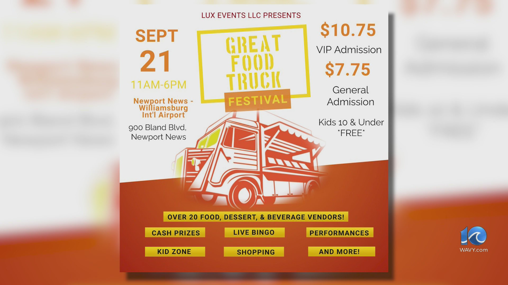 The Great Food Truck Festival returns to Newport News – WAVY.com
