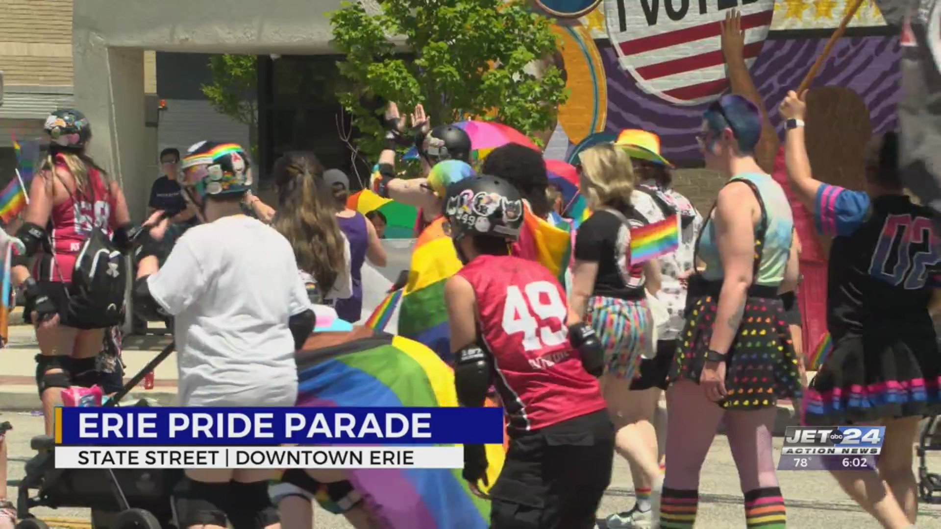 Erie’s LGBTQ+ community celebrates their pride in annual parade – WJET ...