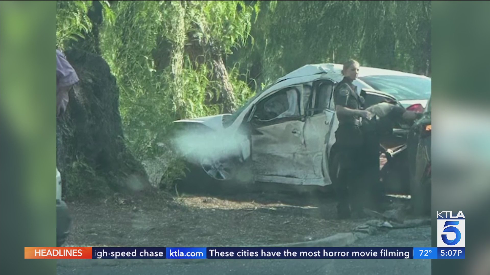 Suspected DUI crash kills grandmother in San Bernardino County – KTLA
