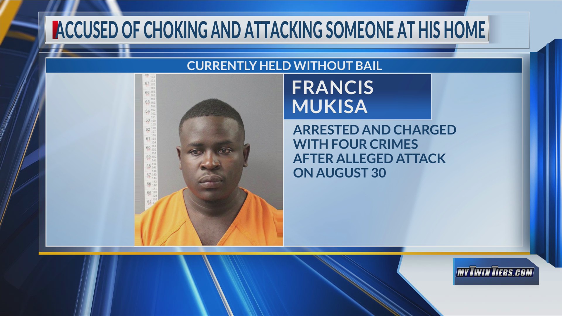 Sayre man arrested on assault, strangulation charges – WETM ...