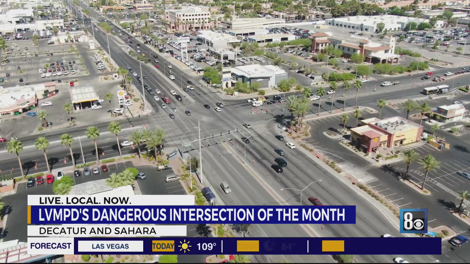 Las Vegas police focus on dangerous intersections for traffic ...