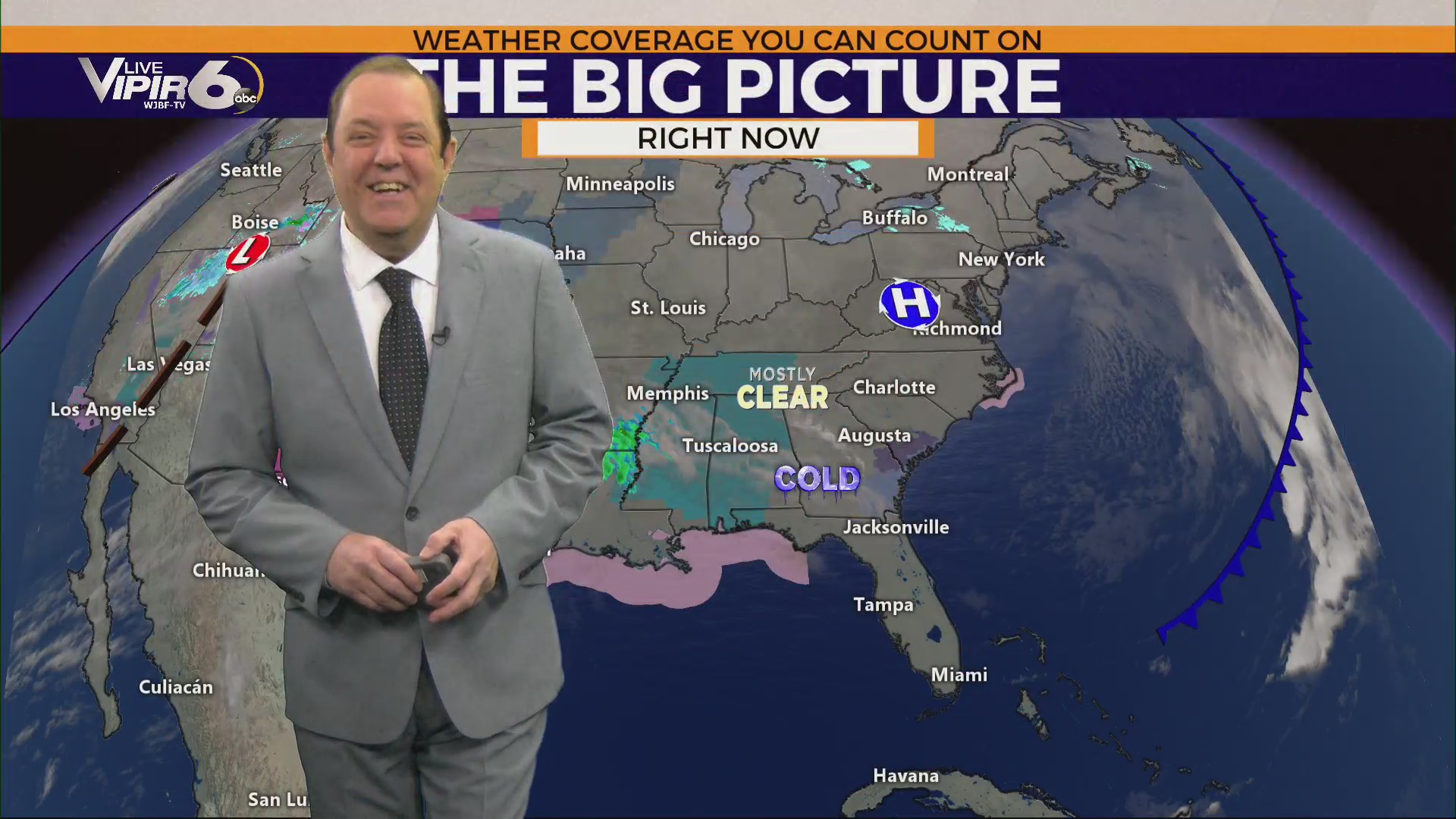 Live VIPIR 6 Forecast Monday, March 3, 2025 – WJBF