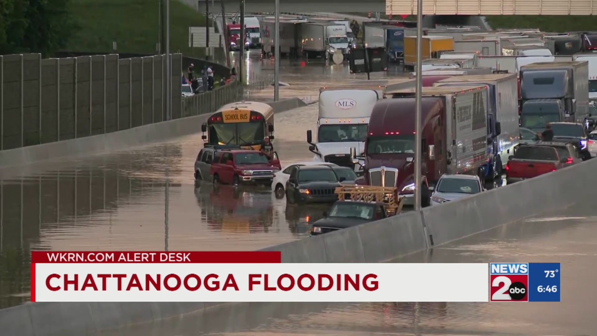 Widespread flooding creates hazardous conditions in Chattanooga – WKRN ...