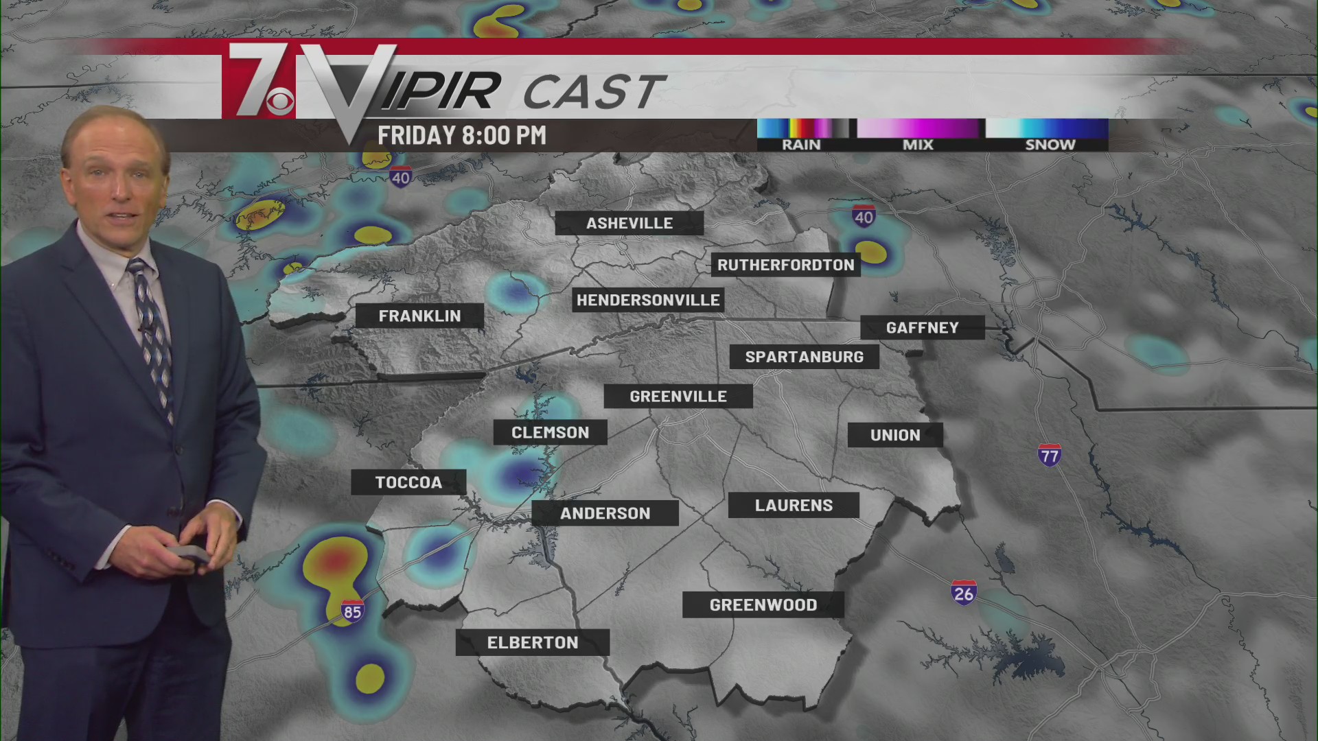 7Weather Friday AM Forecast – WSPA 7NEWS