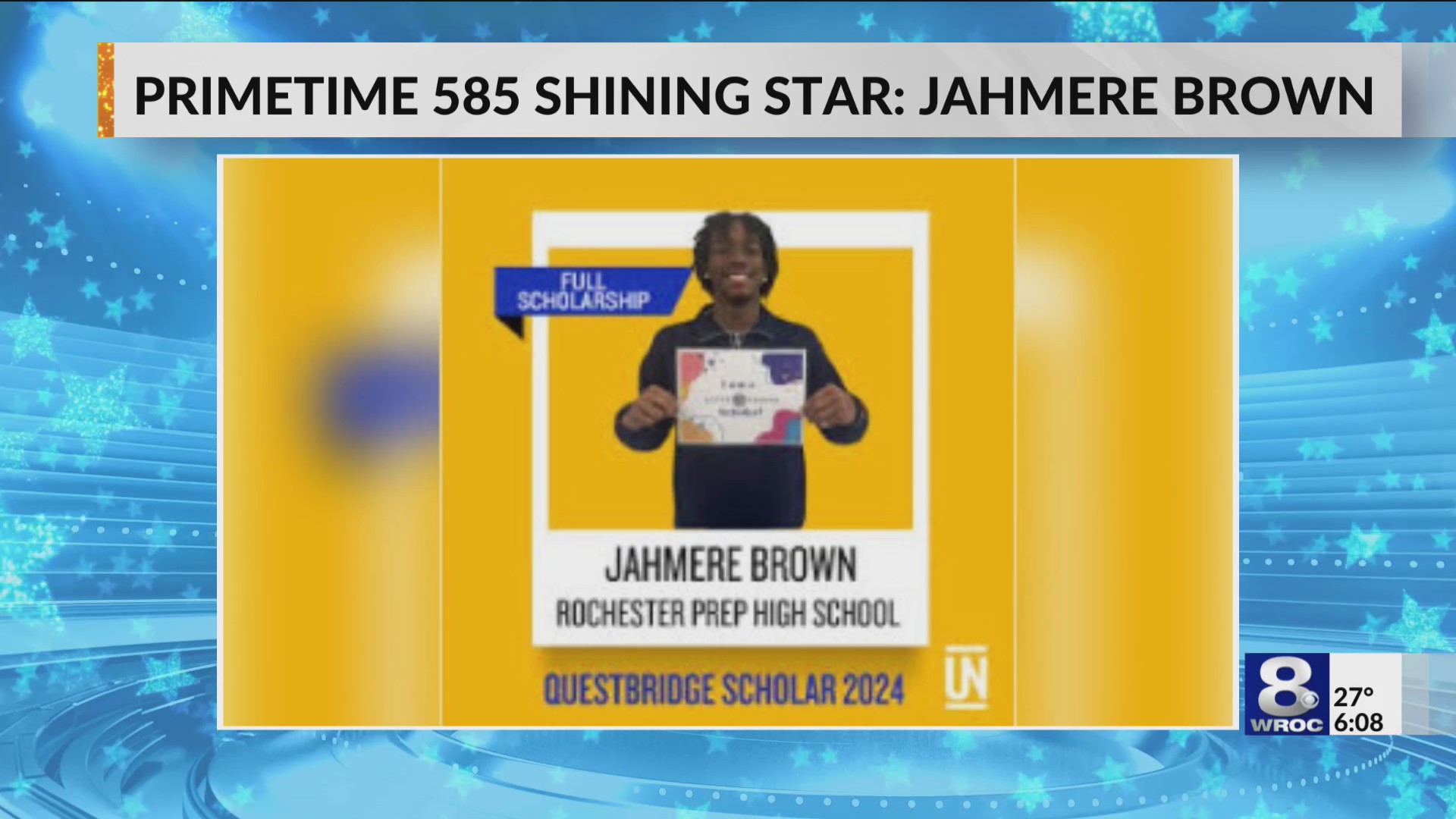 Primetime 585 Shining Star Jahmere Brown Rochesterfirst