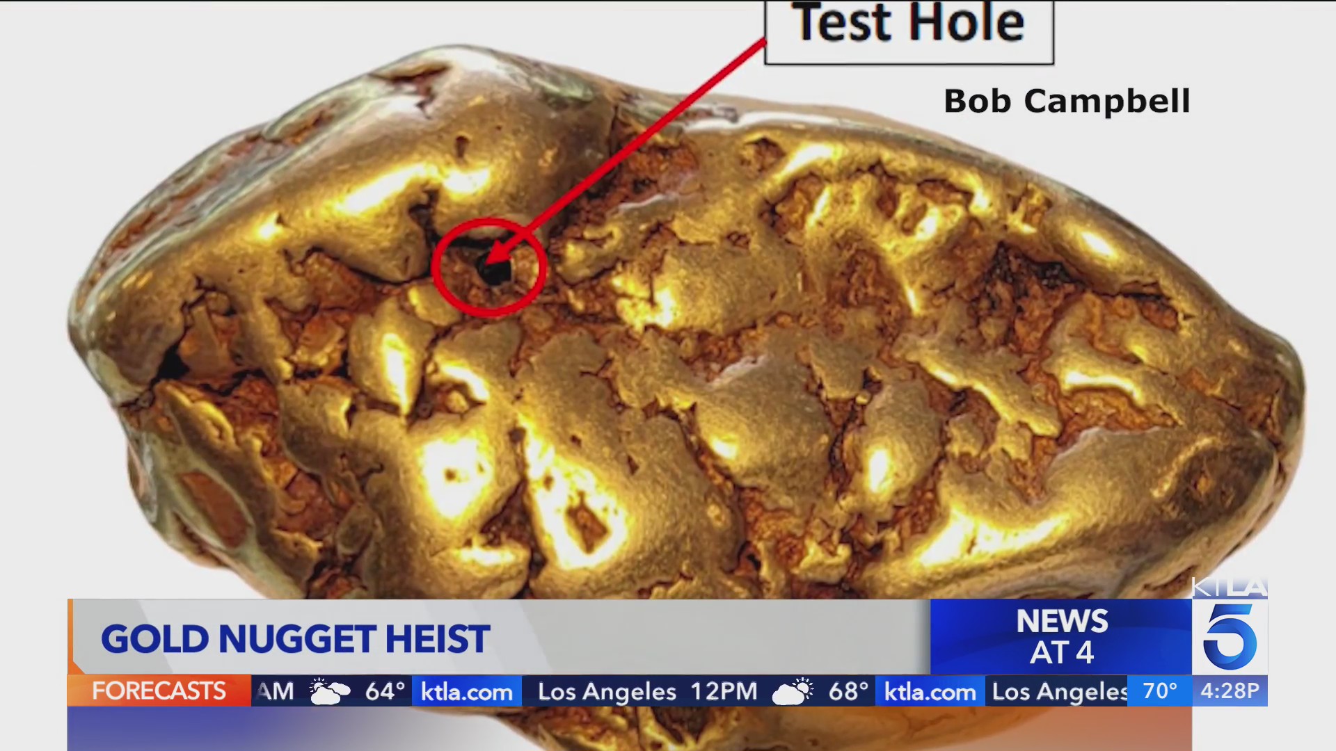 Nearly 2-pound gold nugget stolen from Long Beach collectibles show – KTLA