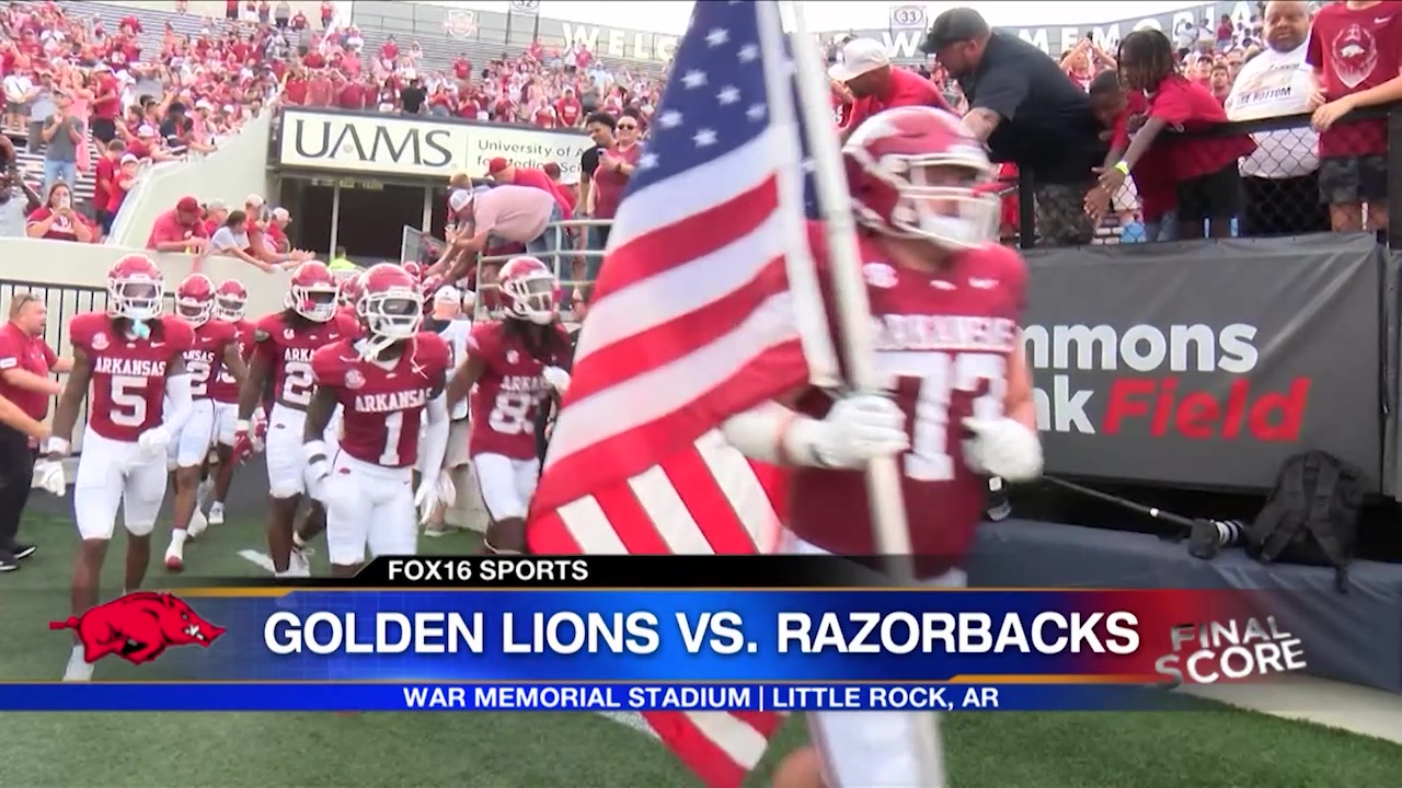 Recap of Razorbacks season kickoff against UAPB – KLRT – FOX16.com