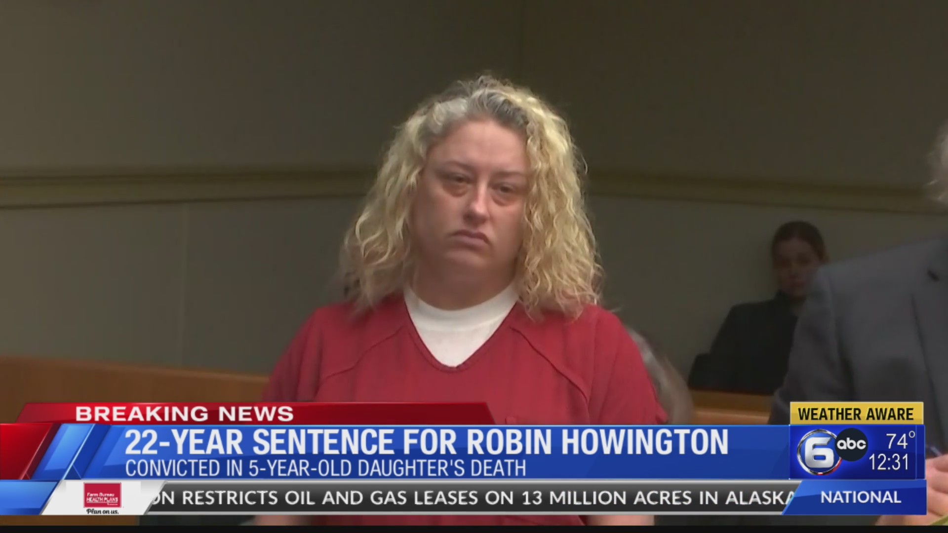 22-year sentence for Robin Howington – WATE 6 On Your Side