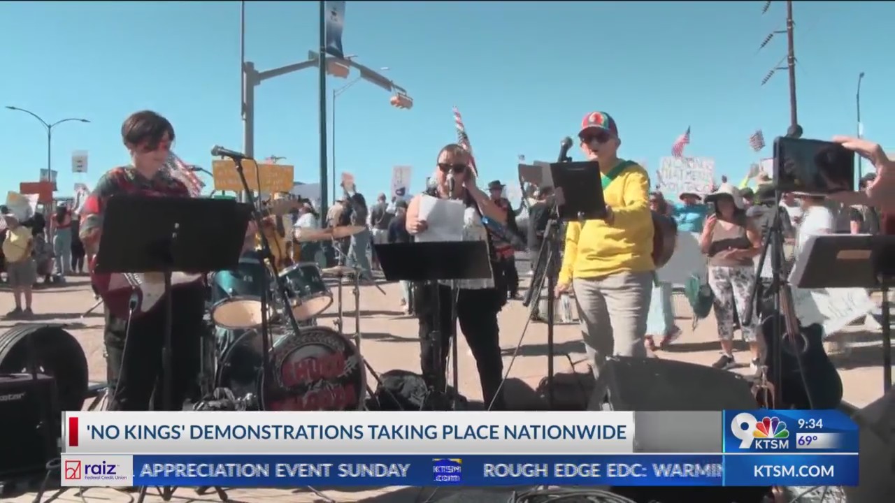 El Paso takes part in nationwide ‘No Kings’ protests – KTSM 9 News