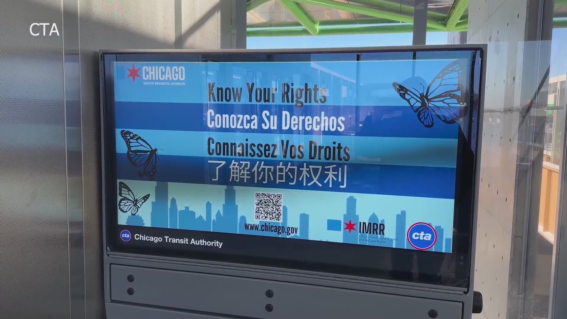 CTA, Chicago launch ‘Know Your Rights’ ads amid ICE enforcement — WGN ...