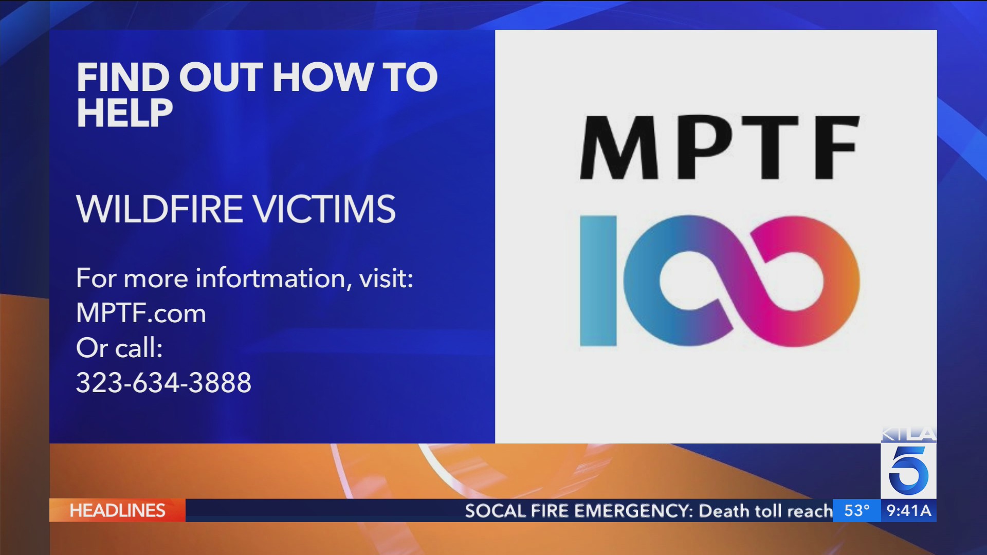How the MPTF is supporting its fire victims – KTLA