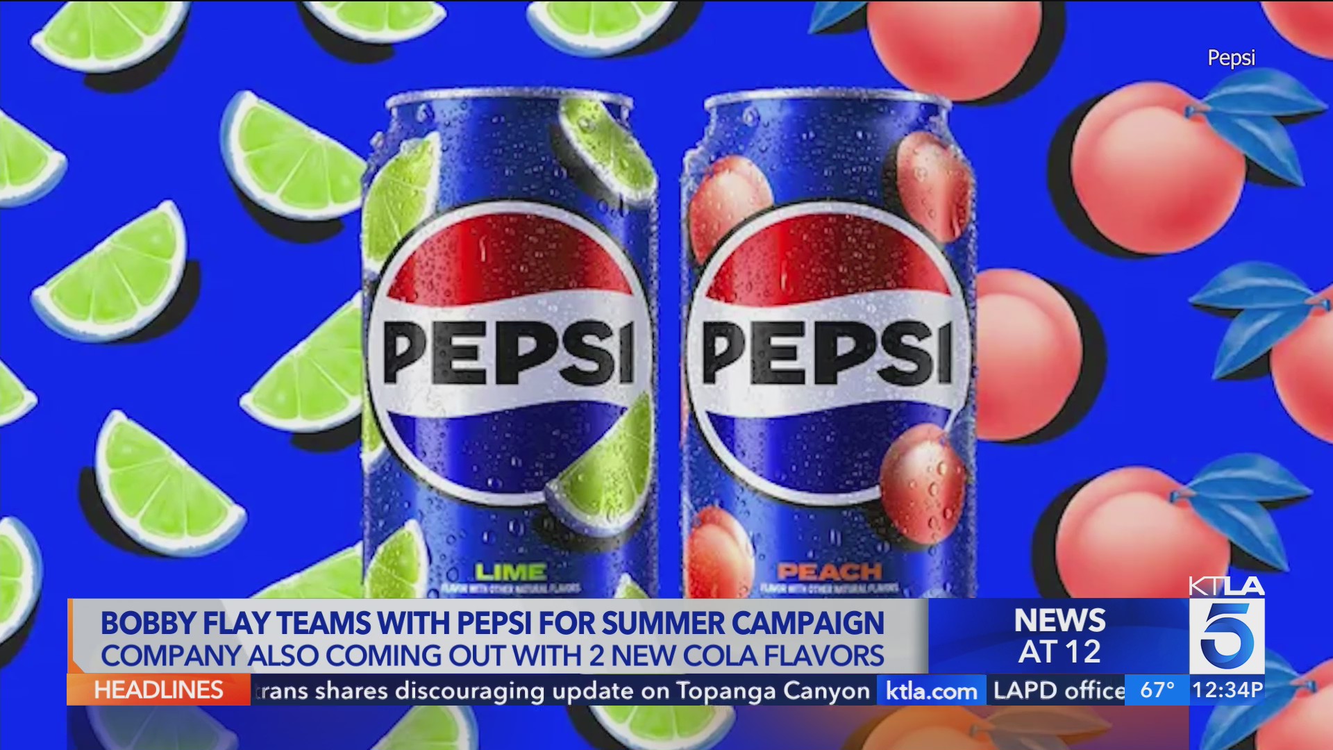 Pepsi unveils two new flavors ahead of summer – KTLA