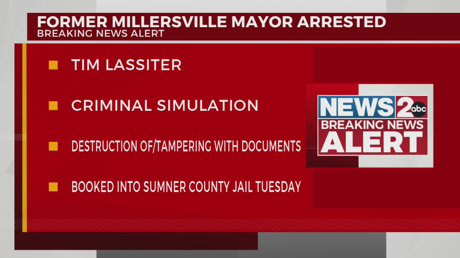 Former Millersville Mayor Tim Lassiter arrested – WKRN News 2