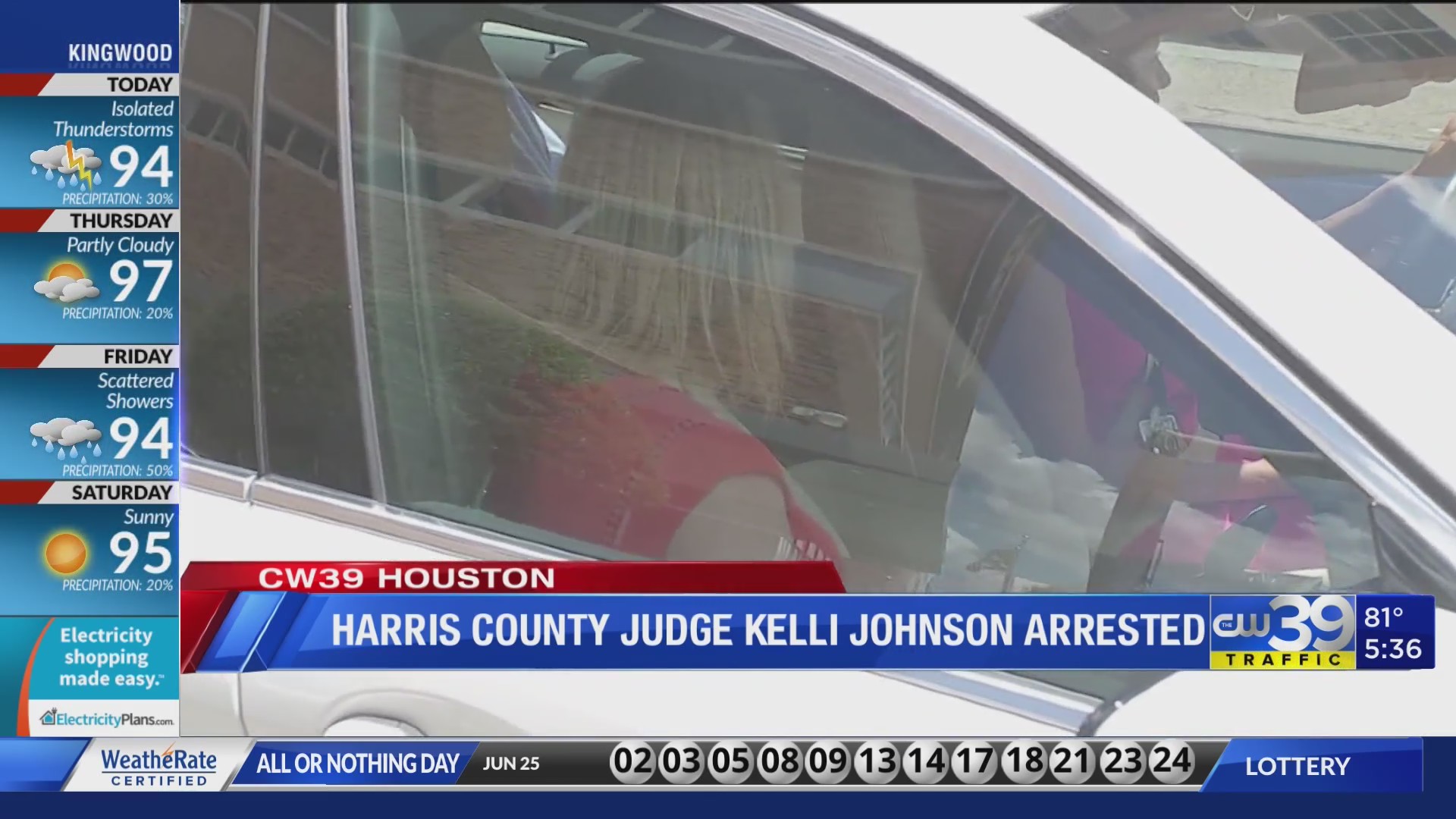 Harris County judge Kelli Johnson arrested for DWI – CW39 Houston
