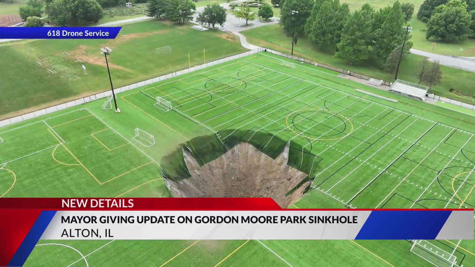Alton officials to address Gordon Moore Park sinkhole probe – FOX 2