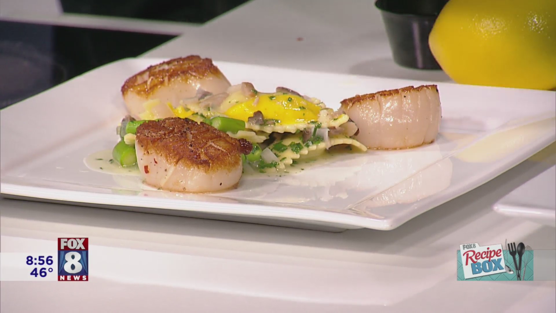 FOX Recipe Box: Four cheese ravioli with sea scallops – Fox 8 Cleveland WJW