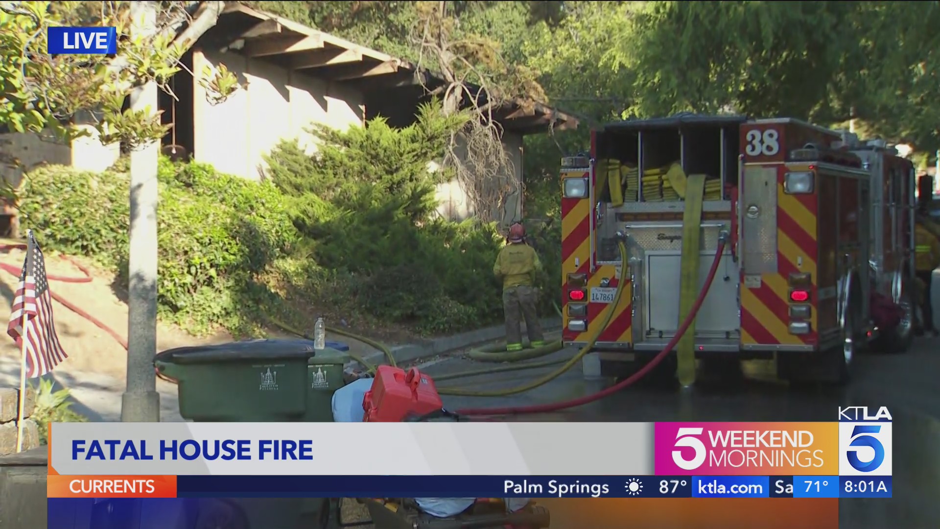 1 dead after early-morning Pasadena house fire – KTLA