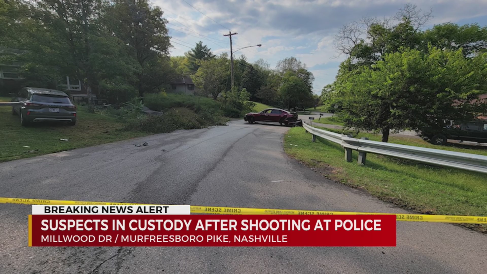 Suspects in custody after being accused of shooting at Nashville police ...