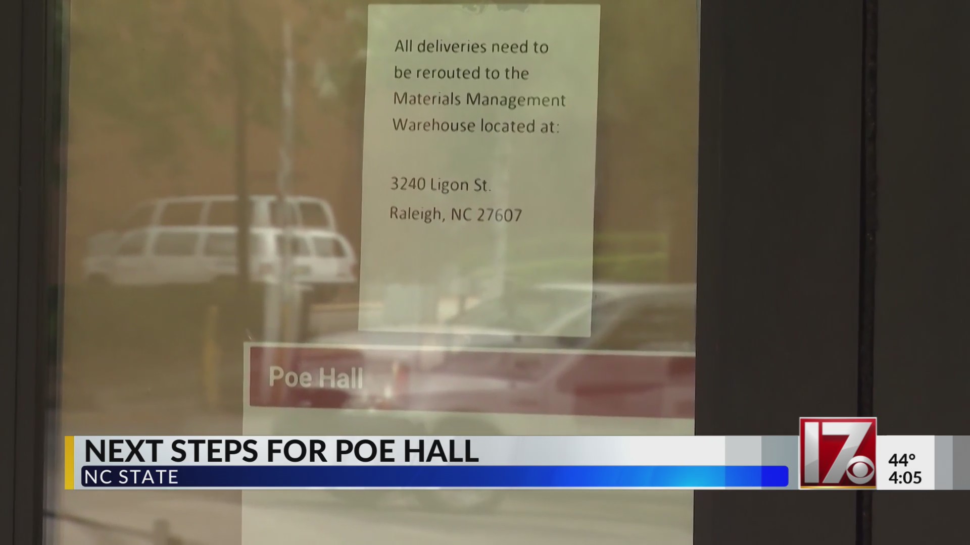 Next steps for Poe Hall – CBS17.com